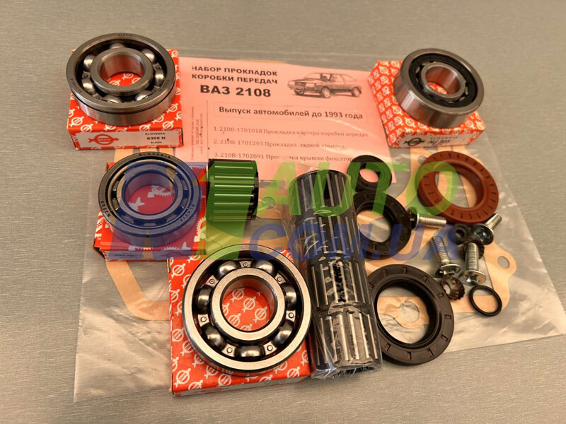 Ремкомплект подшипников коробки передач 2108-21099, 2115 SLAVIA SLOVAKIA